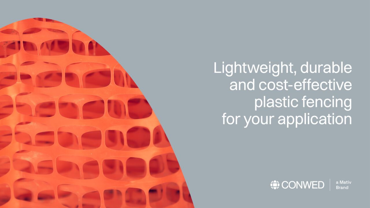 Durable Lightweight Plastic Fencing | Conwed™ Solutions